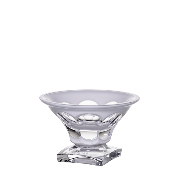 Fabergé Lausanne White Salt Dish 2.8 in - Ajka Crystal Eu store