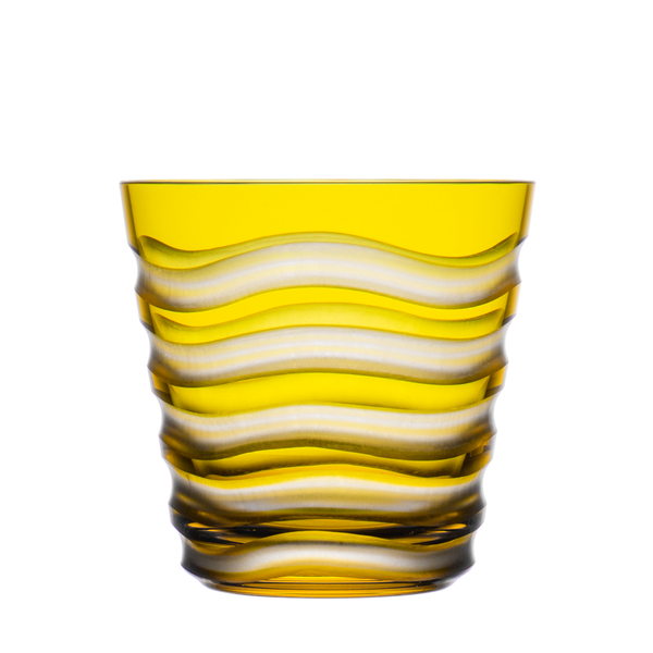 Rotter Glas Wellen Golden Old Fashioned - Ajka Crystal Eu store